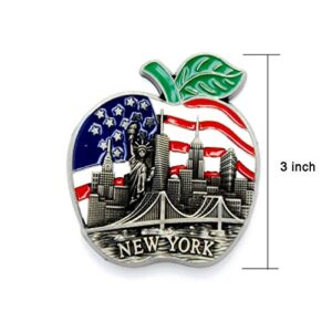 Color May Vary. Statue of Liberty, Empire State Building New York Souvenir Fridge NY Magnet - NYC Texi, Statue of Liberty, Empire State Building NYC Magnet (Pack 1)