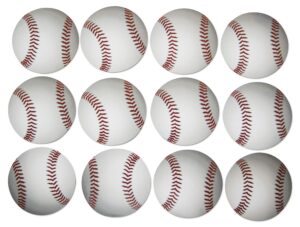 novel merk baseball circle teacher decorations small refrigerator magnet set miniature design (12 pieces)