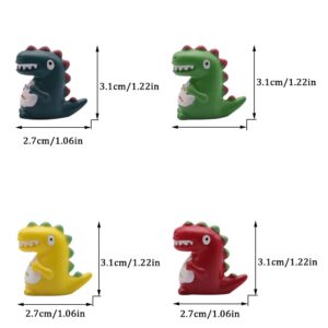 Resin Refrigerator Magnet Set of 8, Dinosaur Fridge Magnet for Home Decoration, Photo Display, Office Message, Kitchen Accessories