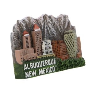 3D Resin Albuquerque Magnet 3 Inches