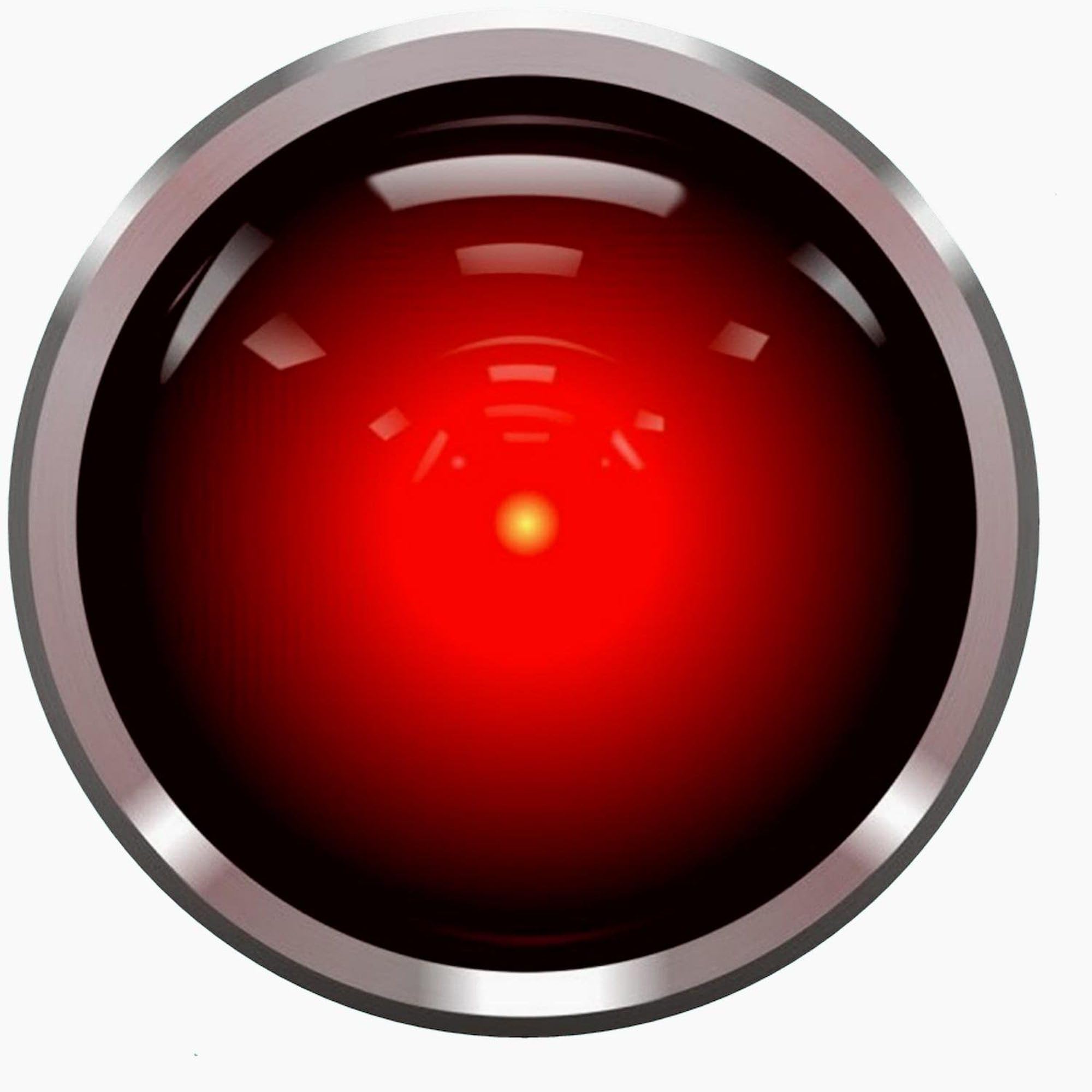 CafePress HAL 9000 Eye Magnet 2.25" Round Magnet, Refrigerator Magnet