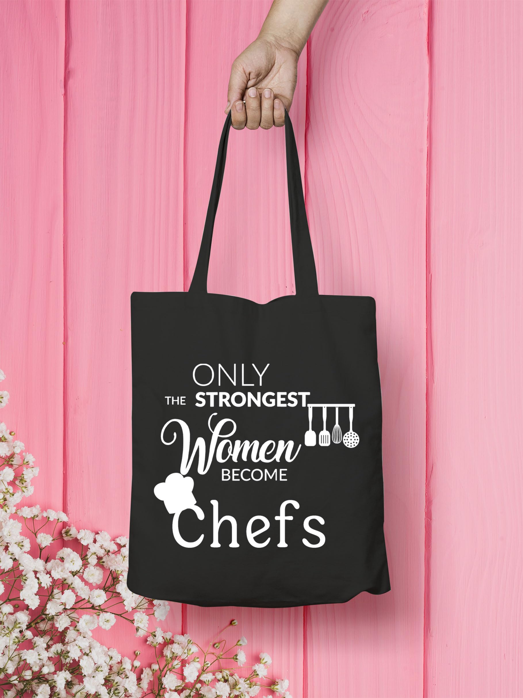 VAMSII Chef Tote Bag Women Chef Gifts Chef Shoulder Bag New Chef Gifts Culinary Gifts for Chefs Culinary Student Gifts (women Chefs tote)