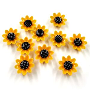 10pc sunflower fridge magnets refrigerator decoration magnetic message home decor kitchen accessories