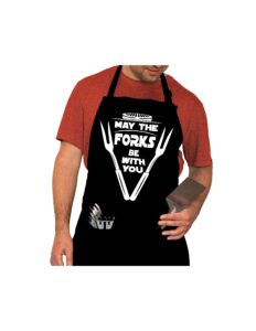 cuocini star wars funny aprons for men - may the forks be with you durable bbq apron