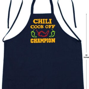 Chili Cook Off Champion Black Apron For Winning Prize