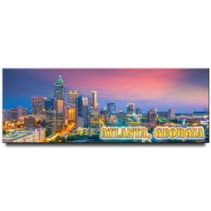 georgia panoramic photo fridge magnet atlanta travel souvenir suntrust plaza