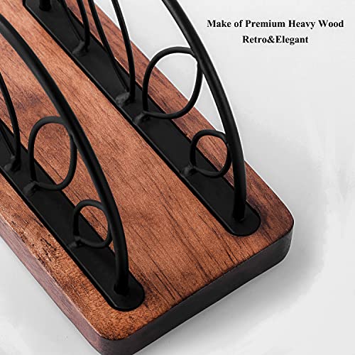 Napkin Holders for Table and Kitchen,YEPATER Wooden Paper Napkin Holder for Dinner Classic Home