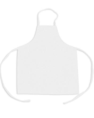 KNG Kids Cooking Apron for Girls and Boys – Small, White