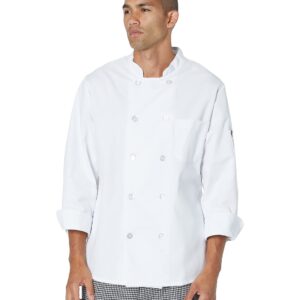 Red Kap Ten Pearl Button Chef CoatWhite MD