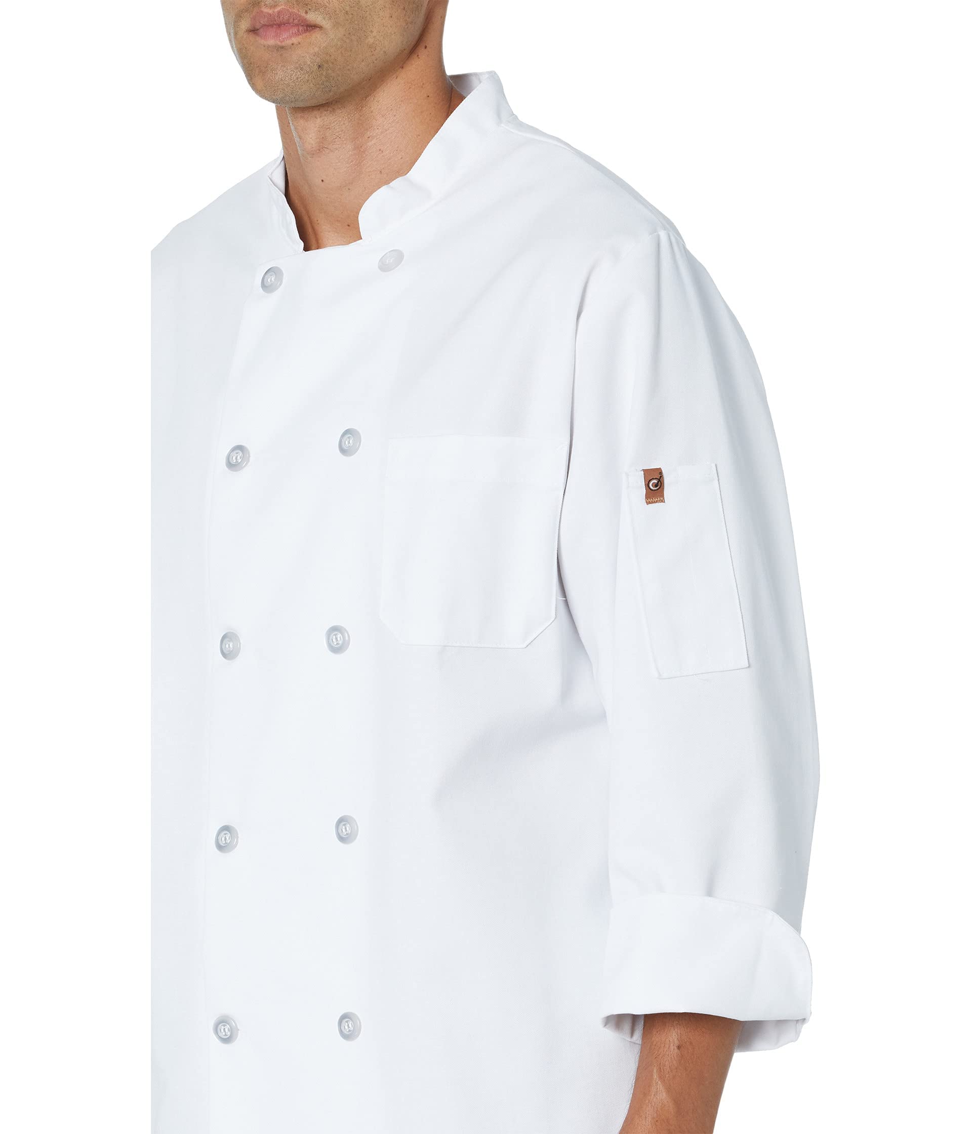 Red Kap Ten Pearl Button Chef CoatWhite MD