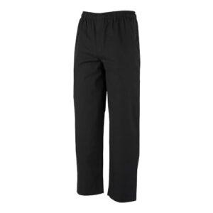 mercer culinary m60050bkl millennia men's cook pants, large, black