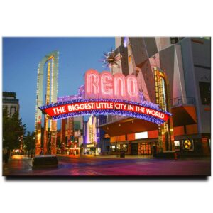 reno fridge magnet nevada travel souvenir