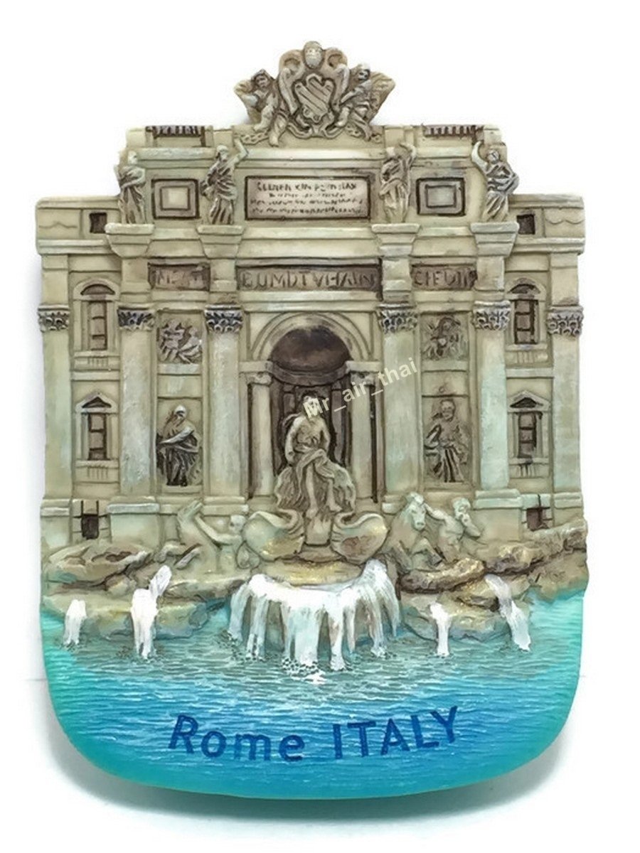 Mr_air_thai_Magnet_World Roma Fontana Di Trivi Rome Italy Resin 3D Fridge Magnet Souvenir Tourist Gift