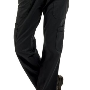 ChefUniforms.com Womens Stretch Yoga Cargo Chef Pant,Black,Large