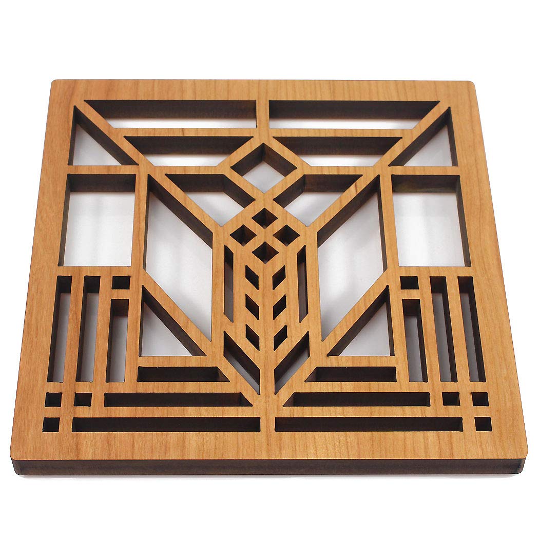 Frank Lloyd Wright Lake Geneva Hardwood Trivet