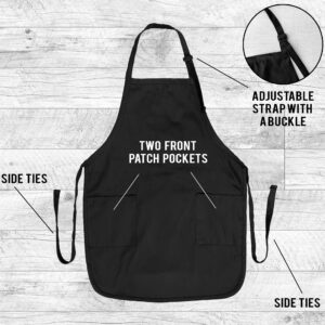 FamilyTeePrints Grill Daddy - Grill Apron - Funny Apron - Funny Grill Apron