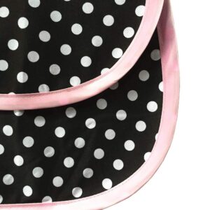 Hyzrz Cute Retro Apron Vintage Maid Polka Dot Kitchen Cooking Aprons for Women Ladies Girls (Pink)