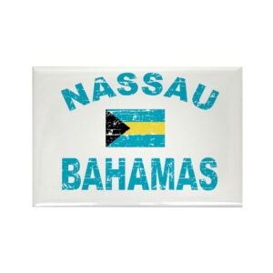 cafepress nassau bahamas designs rectangle magnet, 3"x2" refrigerator magnet