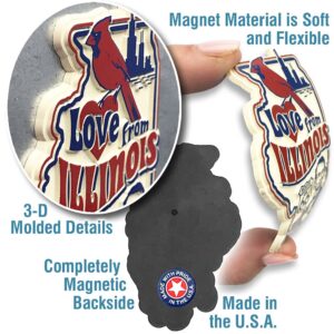 Washington Six-Piece State Magnet Set by Classic Magnets, Includes 6 Unique Designs, Collectible Souvenirs Made in The USA