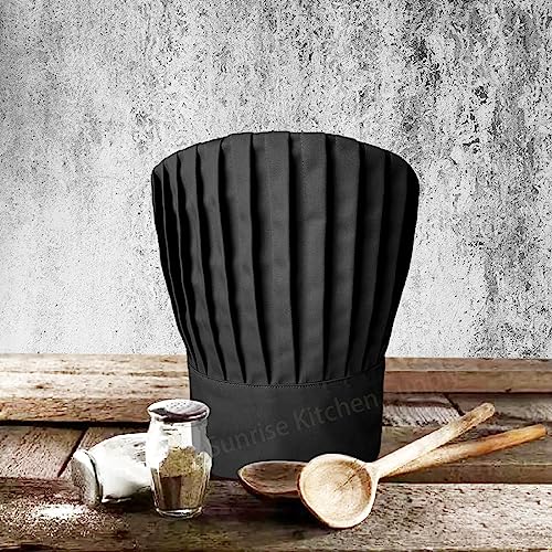 Black Tall Chef Hat