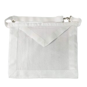 freemason entered apprentice masonic white cloth apron