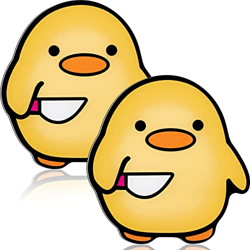 2 Pcs Duck with Knife Magnet Decal Duck Fridge Magnets Funny Duck Refrigerator Magnets Duck Magnetic Stickers Decals