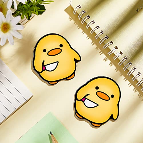 2 Pcs Duck with Knife Magnet Decal Duck Fridge Magnets Funny Duck Refrigerator Magnets Duck Magnetic Stickers Decals