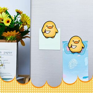 2 Pcs Duck with Knife Magnet Decal Duck Fridge Magnets Funny Duck Refrigerator Magnets Duck Magnetic Stickers Decals