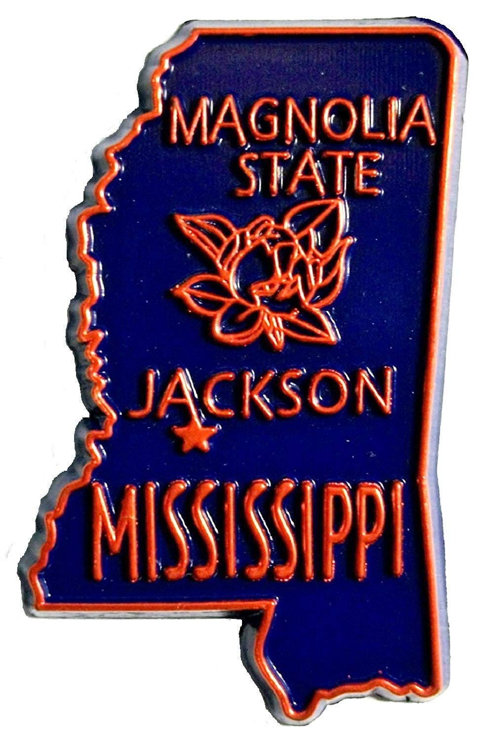 Mississippi The Magnolia State Souvenir Fridge Magnet