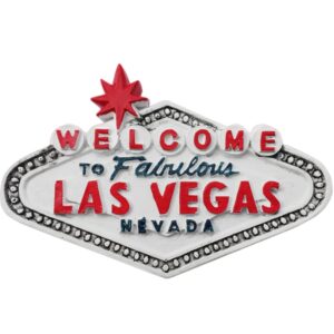 3D Las Vegas USA America Fridge Magnet Travel Souvenir Refrigerator Magnetic Sticker Hand Painted