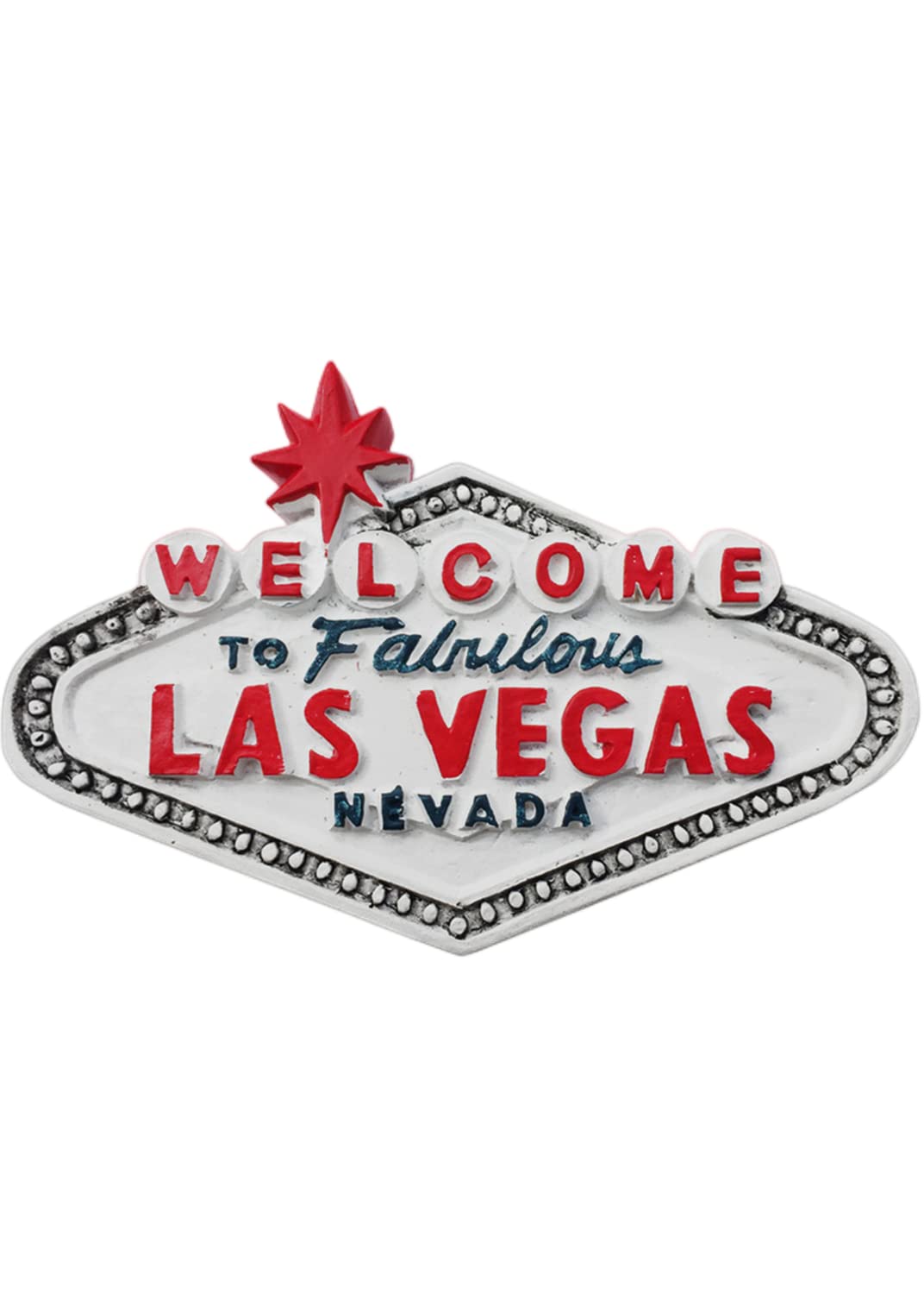 3D Las Vegas USA America Fridge Magnet Travel Souvenir Refrigerator Magnetic Sticker Hand Painted