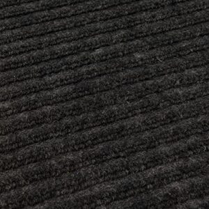 Mohawk Home Utility Floor Mat Solid Charcoal Grey (2' x 3') Perfect for Garage, Entryway, Porch, and Laundry Room