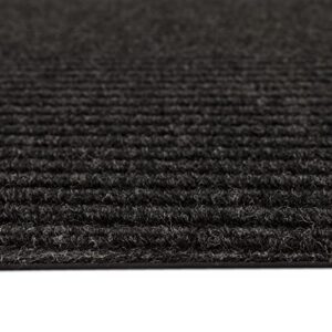 Mohawk Home Utility Floor Mat Solid Charcoal Grey (2' x 3') Perfect for Garage, Entryway, Porch, and Laundry Room