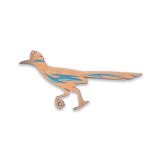 jb roadrunner decorative metal refrigerator rustic magnet southwest gift idea - new mexico souvenir