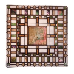 coasterstone frank lloyd wright darwin d. martin house pier trivet, one size, multicolor