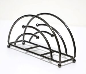 napkin holder，metal black napkins holder，farmhouse napkin holder for tables，kitchen，dining room decor