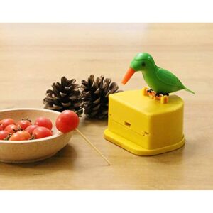 RIJBYWS Bird Toothpick Dispenser£¬Telescopic Automatic toothpick dispenser£¬Cute Toothpick holder decoration the kitchen, home,party, fun gifts for children parents