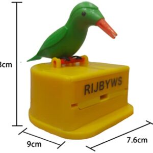 RIJBYWS Bird Toothpick Dispenser£¬Telescopic Automatic toothpick dispenser£¬Cute Toothpick holder decoration the kitchen, home,party, fun gifts for children parents