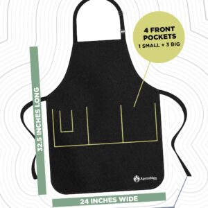 ApronMen, Hook 'Em Cook 'Em Funny Fishing Redneck Apron - Great BBQ Grilling Gifts for Dad - Adjustable One Size Fits All - Chef Kitchen Aprons for Men