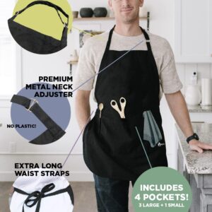 ApronMen, Hook 'Em Cook 'Em Funny Fishing Redneck Apron - Great BBQ Grilling Gifts for Dad - Adjustable One Size Fits All - Chef Kitchen Aprons for Men