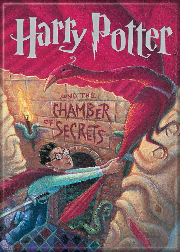 Ata-Boy Magnet - Harry Potter and The Chamber of Secrets Book Cover 2.5" x 3.5" Magnet for Refrigerators and Lockers…