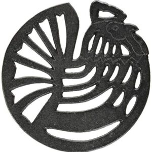 Old Mountain Pre-Seasoned Cast Iron Rooster Trivet