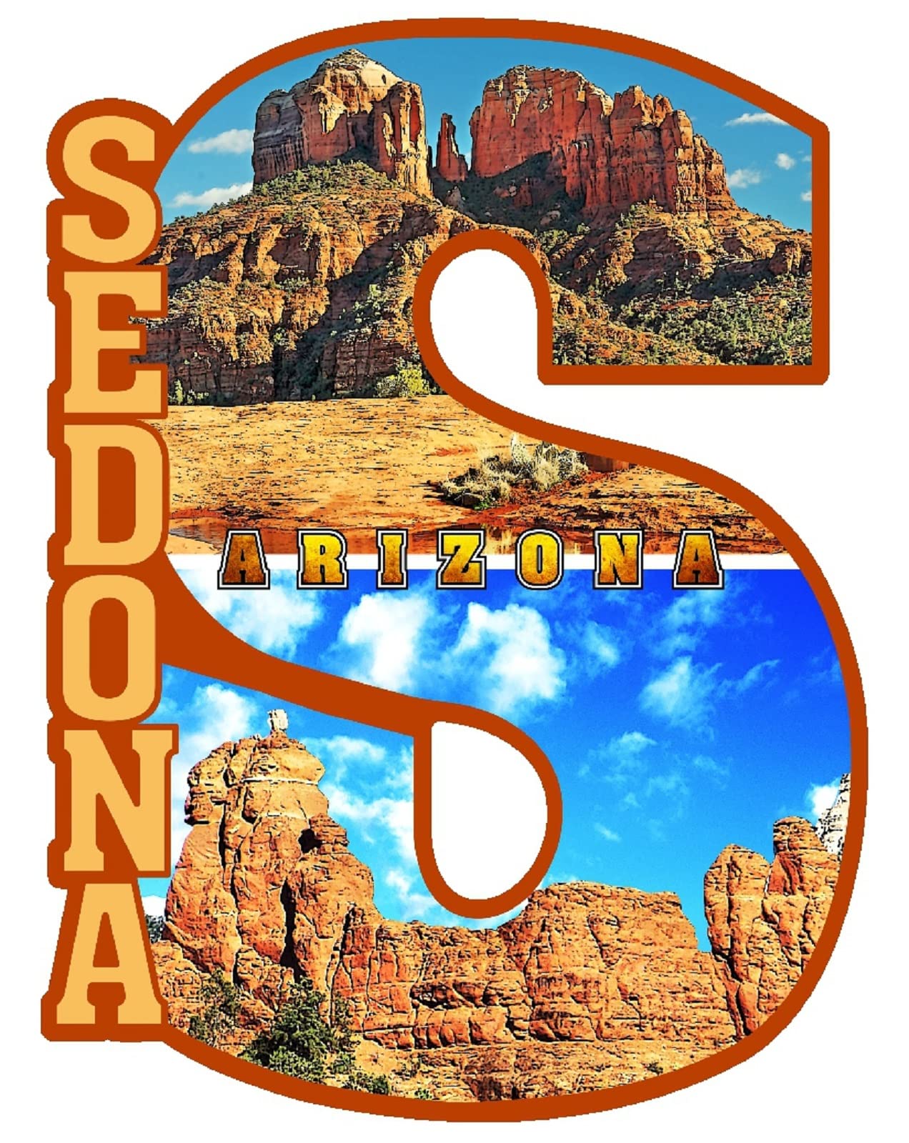 Sedona Cathedral Rock Capitol S Fridge Magnet