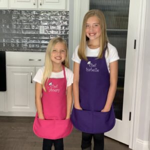 Personalized Kids Apron - Chef Apron for Kids - Add a Name to Personalize Kids Aprons for Girls or Boys