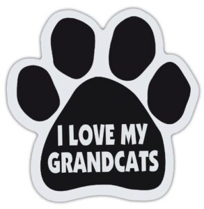 cat paw shaped magnets: i love my grandcats | cats, gifts, cars, trucks