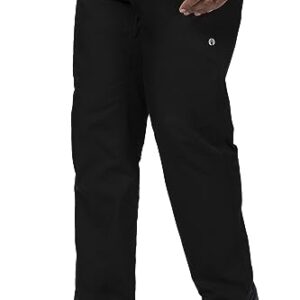 Chef Works Unisex Sustainable Lightweight Pants, Black, Medium