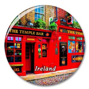 ireland dublin temple bar fridge magnet decorative magnet bottle opener tourist city travel souvenir collection gift strong refrigerator sticker