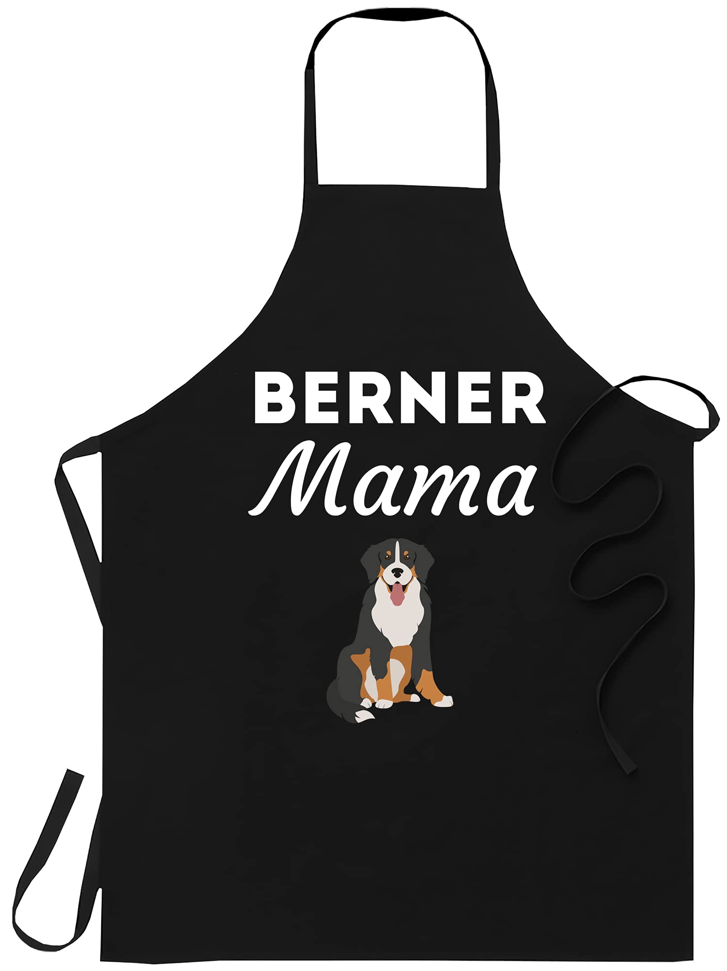 Dog Apron - Berner Mama Shirt Bernese Mountain Dog Mom Mother Birthday Cooking Aprons Kitchen Decor