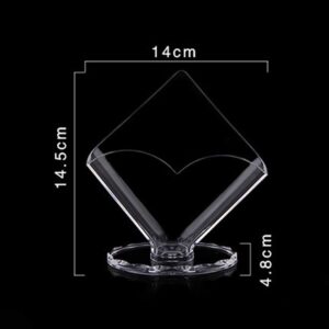 Clear Acrylic Cocktail Napkin Holder Coffee Filter Holder Caddy Beverage Tissue Dispenser Stand for Home Kitchen Countertop Restaurant, 1 Piece