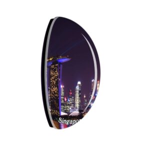 Weekino Singapore Gardens by The Bay Singapore Fridge Magnet 3D Crystal Glass Tourist City Travel Souvenir Collection Gift Strong Refrigerator Sticker